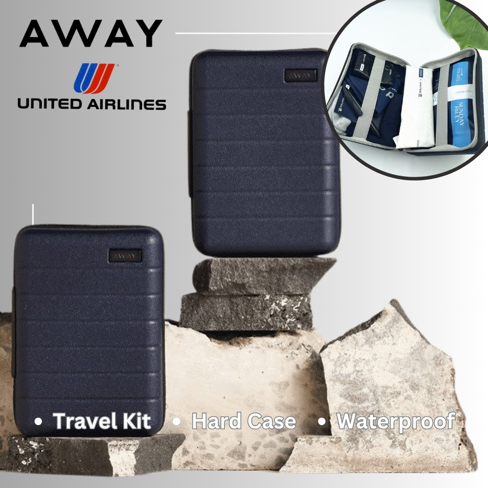 United Airline Amenity Kit Travel Cable Bag Gadget Electronic Organizer ...