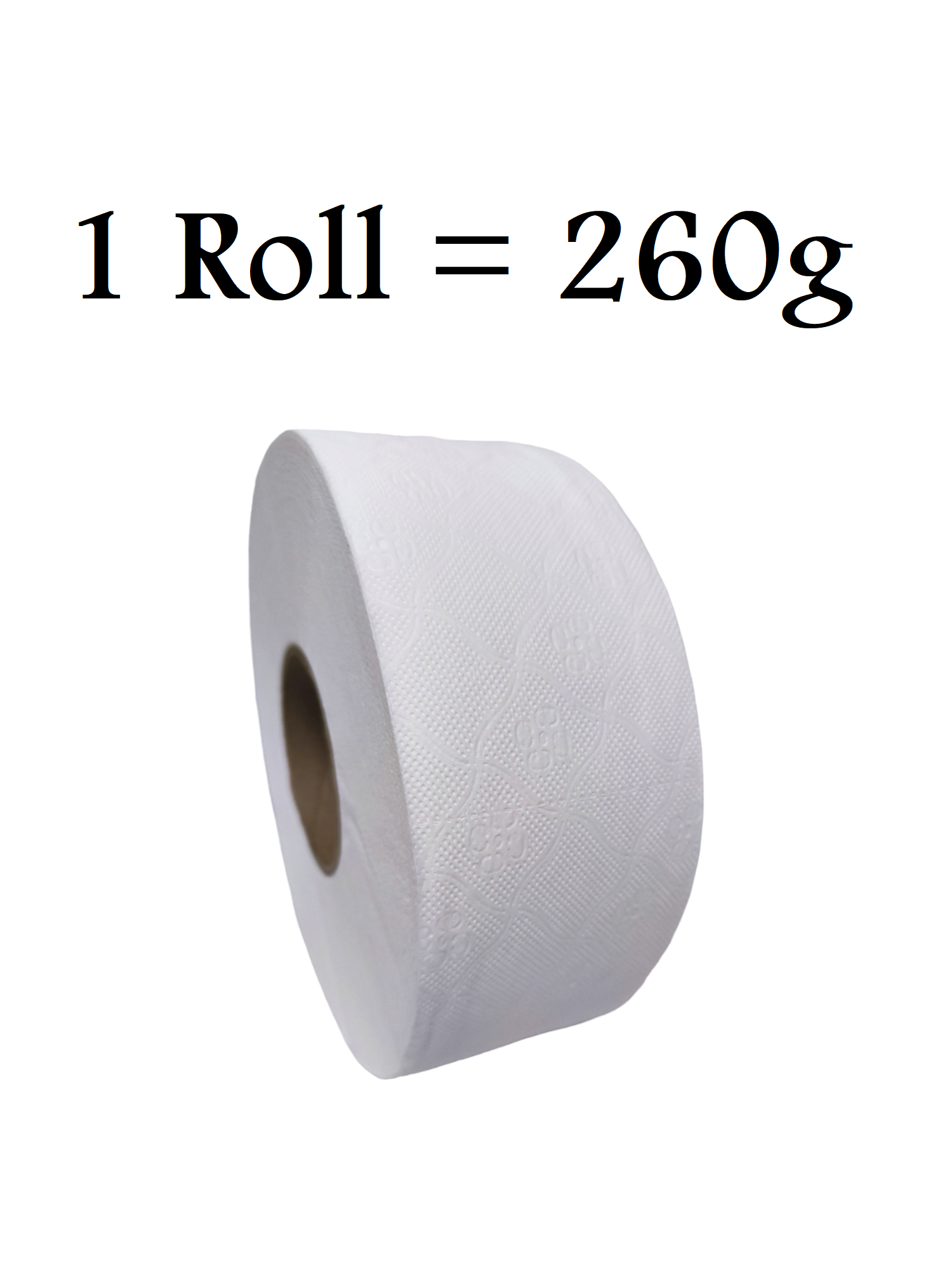 Hippo Jumbo Roll Tissue JRT 12 Rolls 48 Rolls Recycled Economy 2 Ply ...