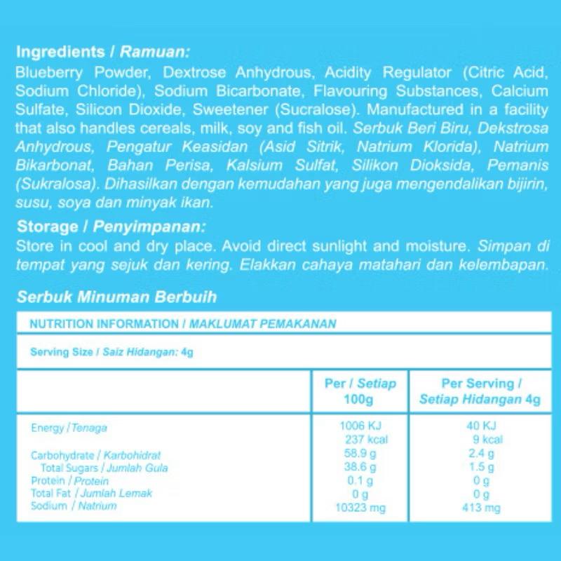 CoolDown Effervescent Powder Drink | 3 Sachets Per Box | Body Heatiness ...