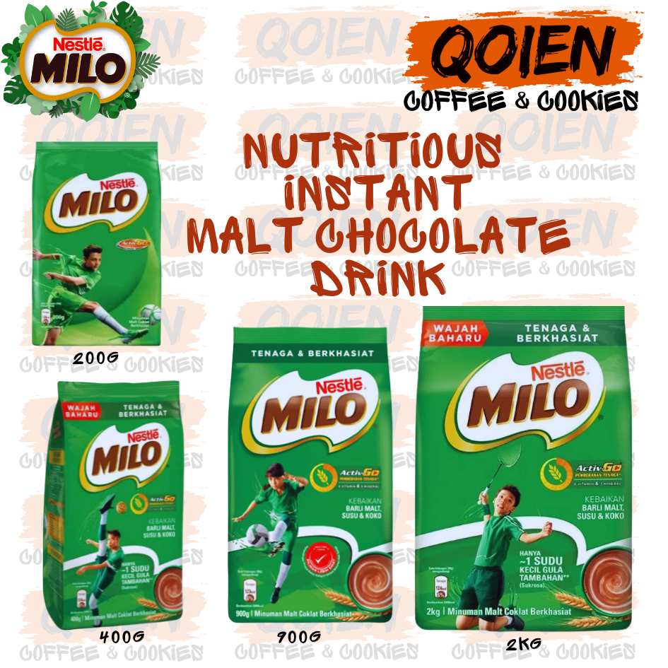 MILO NESTLE 200 gram / NUTRITIOUS MALT CHOCOLATE INSTANT DRINK ...