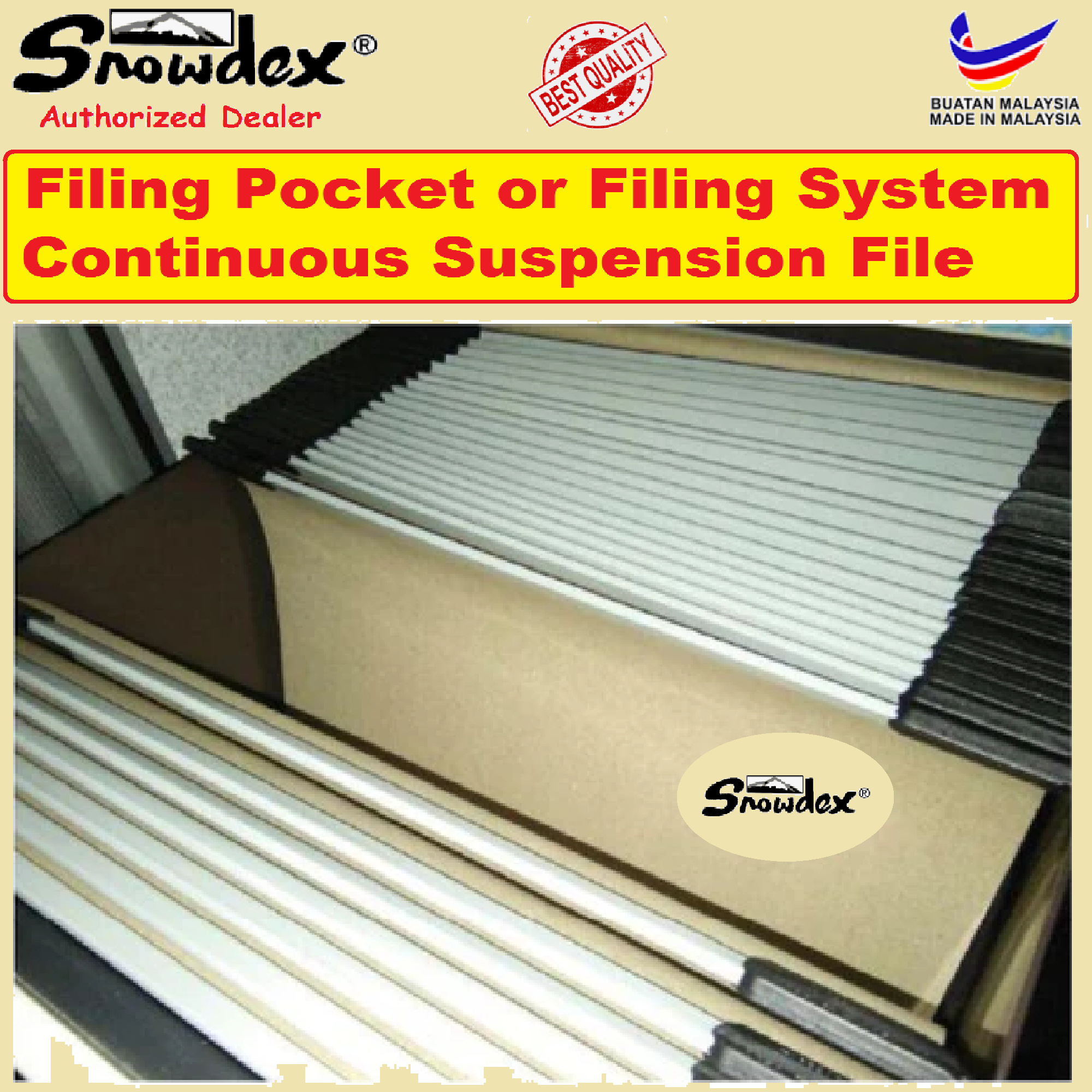 Snowdex Cabinet Filing System Continuous Suspended File Suspension File ...