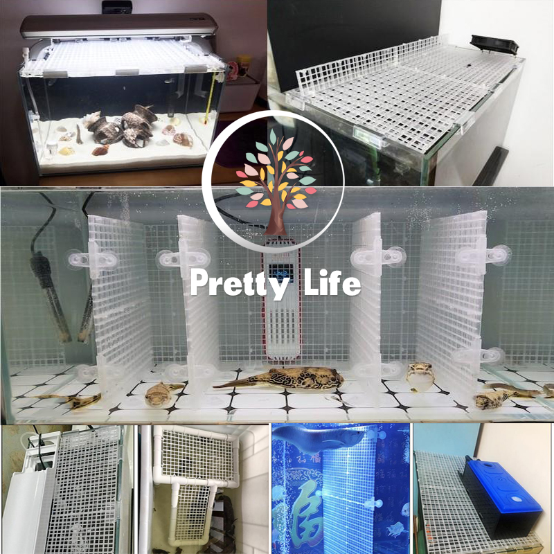 Limited Fish Grid Divider Tray Crate Aquarium Tank Filter Bottom ...