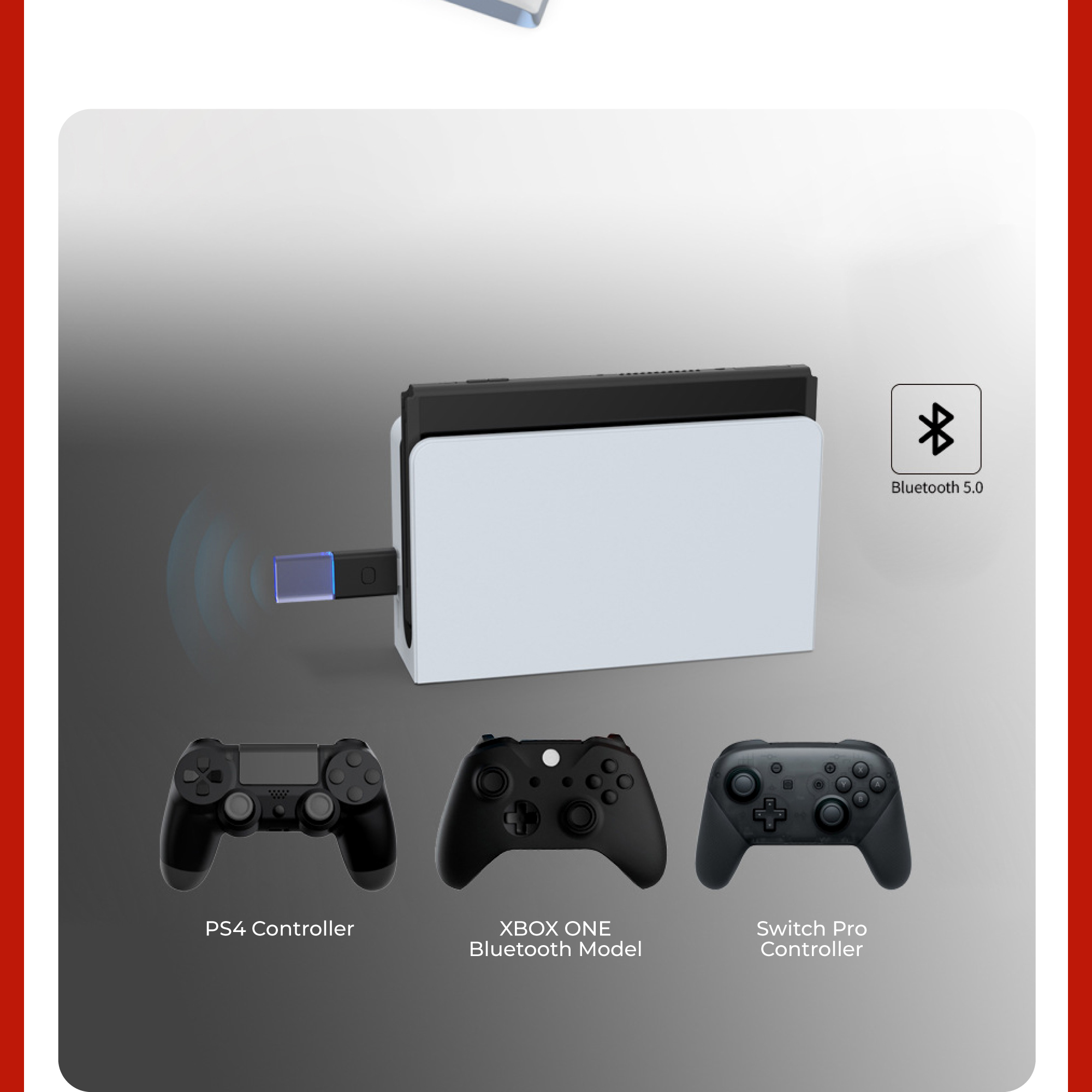 DOBE Bluetooth Controller Receiver Wireless USB Adapter PS4 PS5 XBOX ...