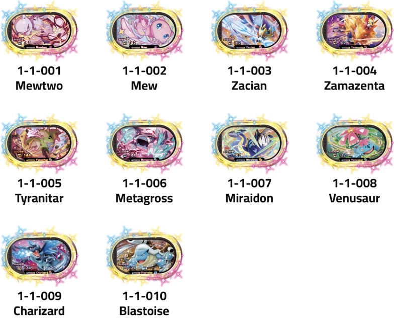Pokemon Mezastar Stardust 1 6star Meza Tag | Shopee Singapore