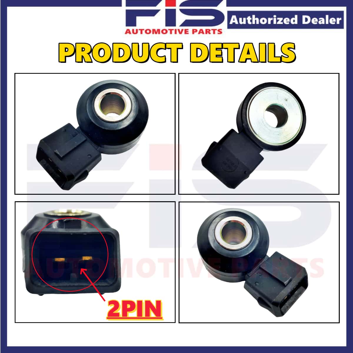 FIS Engine Knock Sensor Proton Saga FLX BLM Exora CPS Waja Gen2 Satria ...