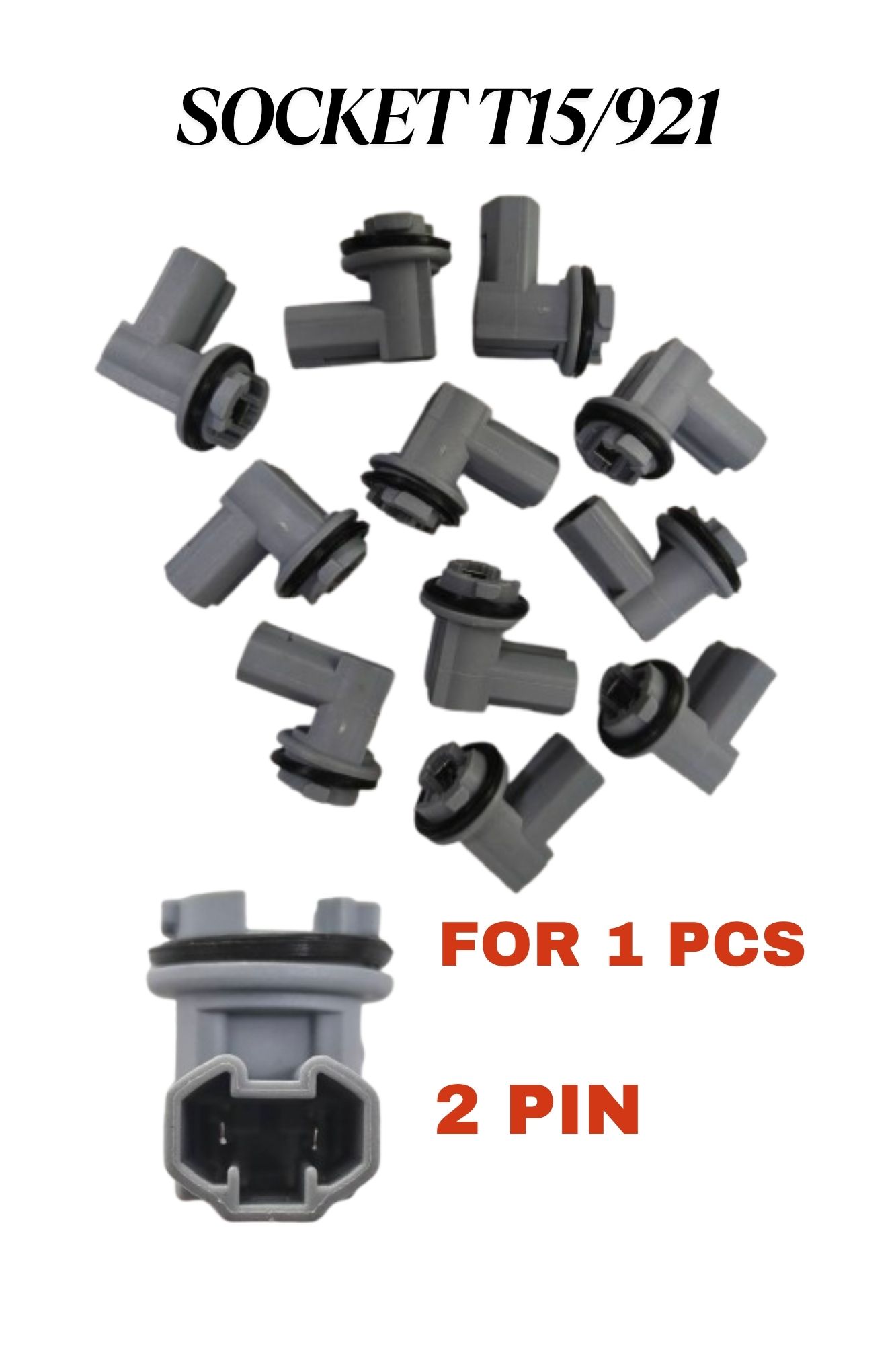Socket T15/921 Car Socket Connector 2 PIN For 1pcs | Shopee Singapore