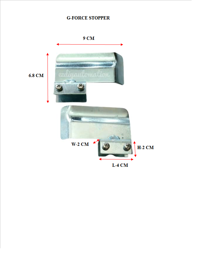 Autogate G-Force Limit Switch Stopper for Sliding Doors (1 Pair ...