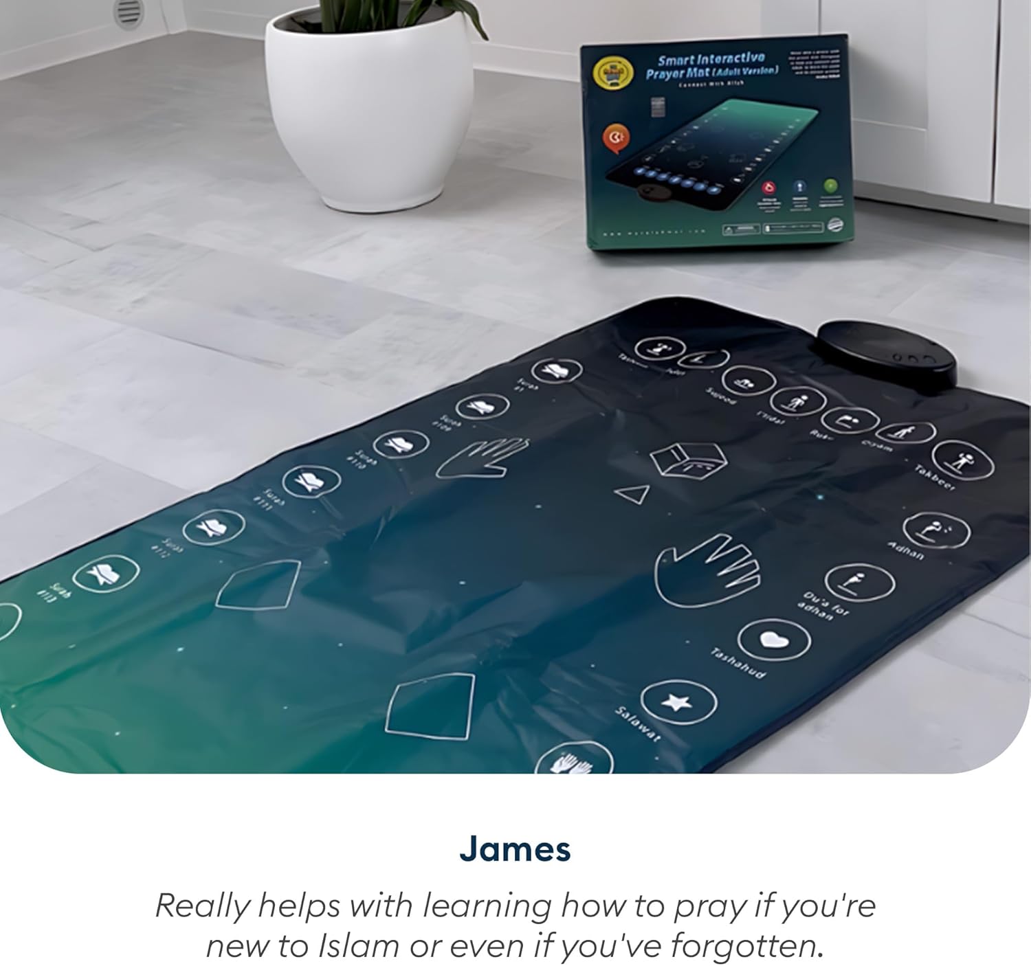 Electronic Prayer Mat Sejada Elektronik Muslim Kids Smart Praying Rug ...