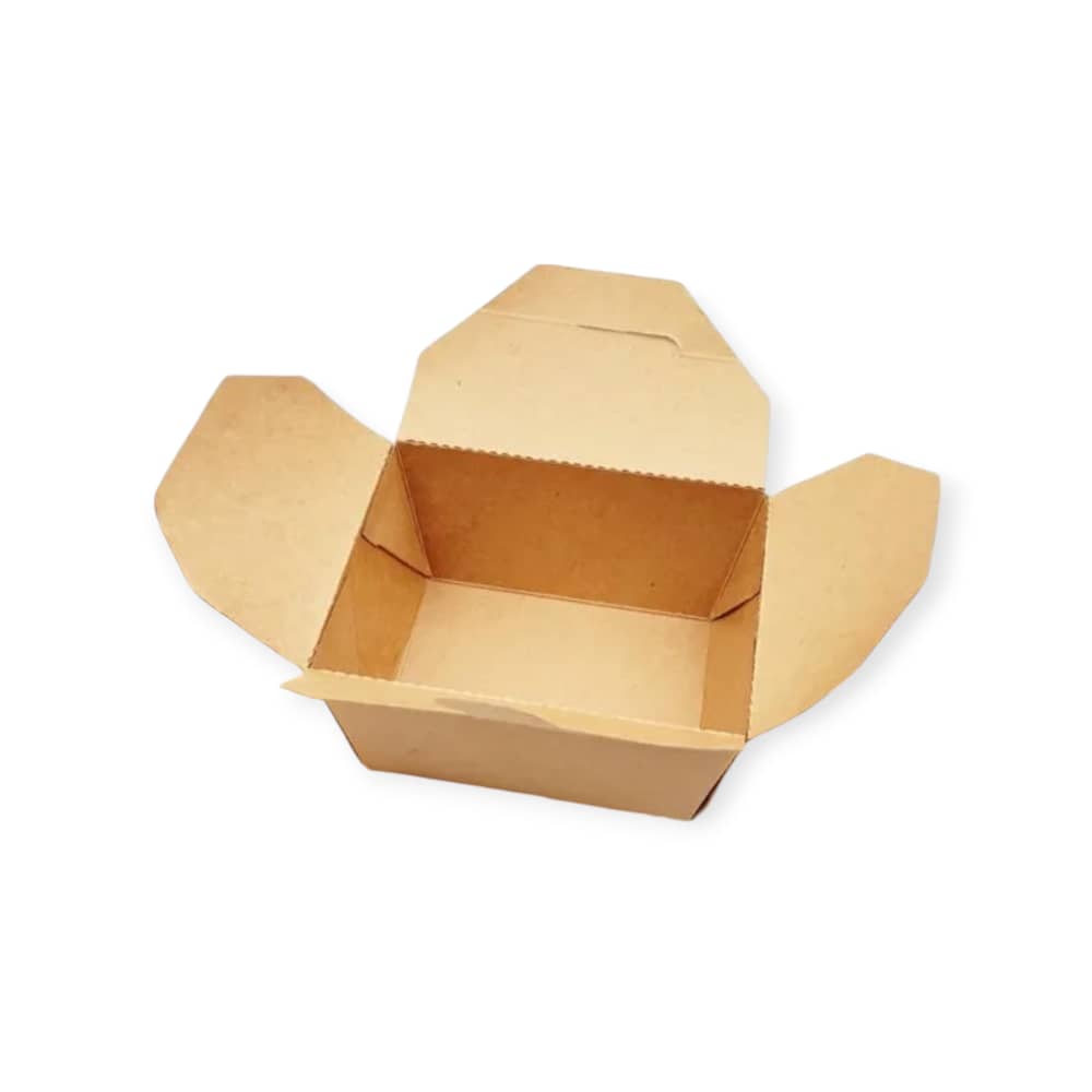 50pcs Biodegradable 2BPELB1400 Brown Kraft Envelope Paper Lunch Box ...