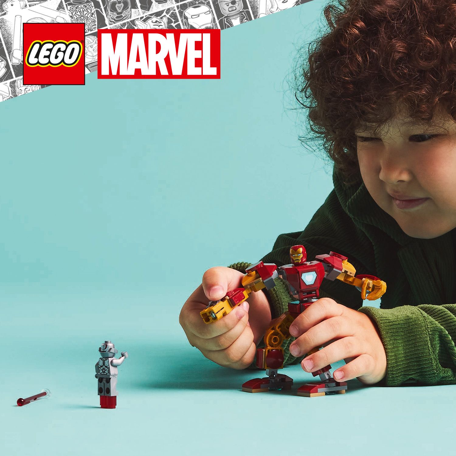 LEGO SUPER HEROES 76307 Iron Man Mech vs. Ultron Building Set Toys (34 ...