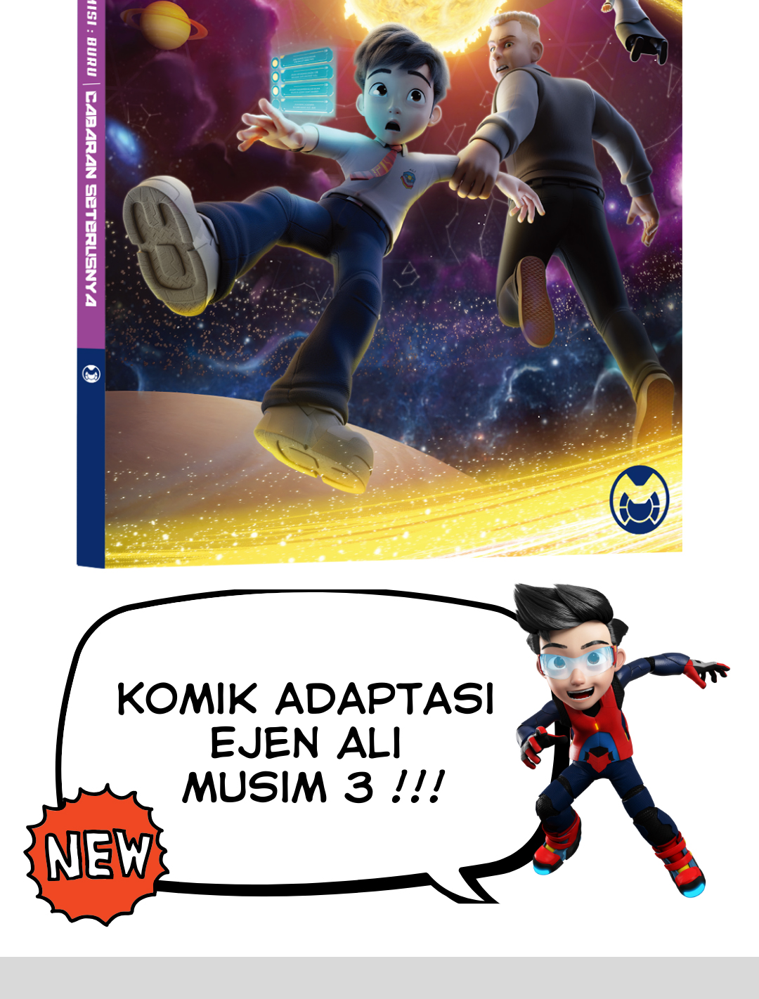 Ejen Ali Comic Season 3 EP 6 Comic Book Adaptation of Buru Mission ...