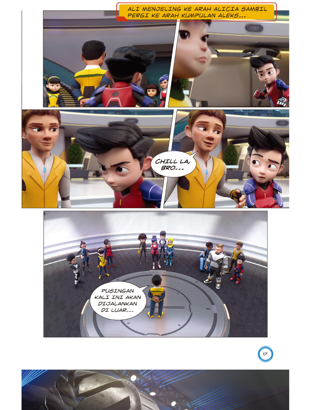 Ejen Ali Comic Season 3 EP 6 Comic Book Adaptation of Buru Mission ...