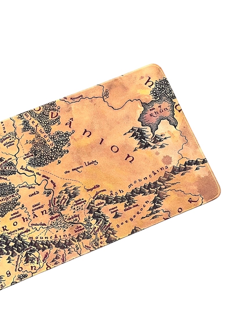 Lord of the Rings Map of Middle Earth 80CM Gaming Mouse Pad | Shopee ...