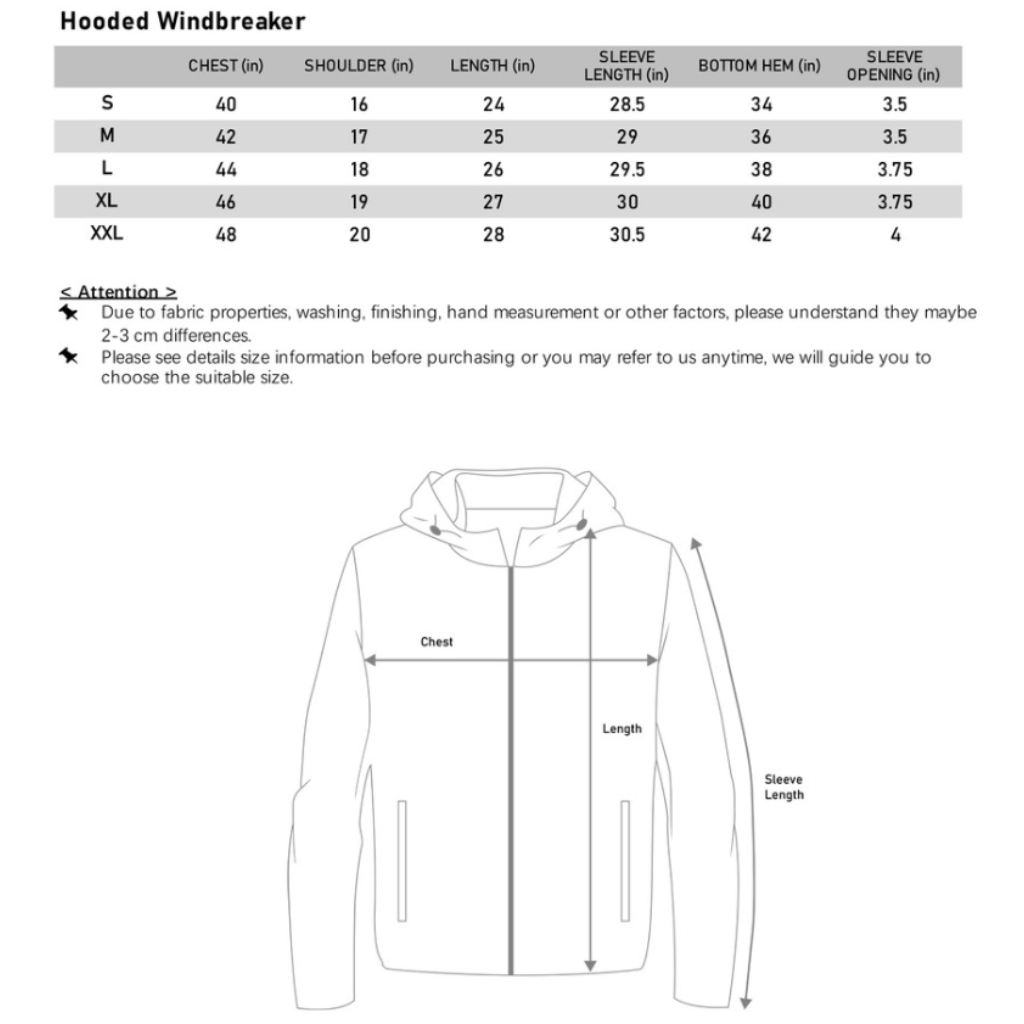 Elgini Detachable Hooded Windbreaker - Lightweight & Versatile Jacket ...