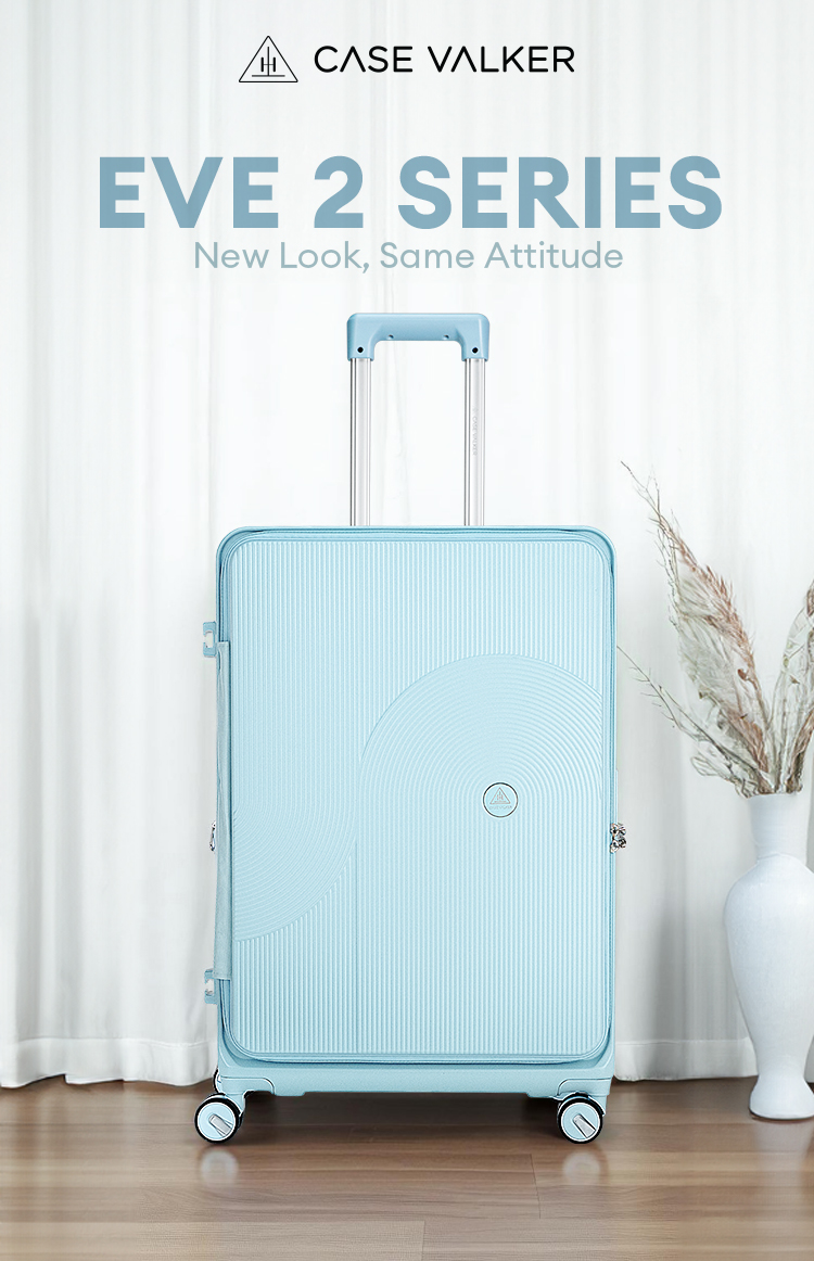Case Valker EVE2 PC Hard Case TSA Lock Expandable Suitcase Luggage Bag ...