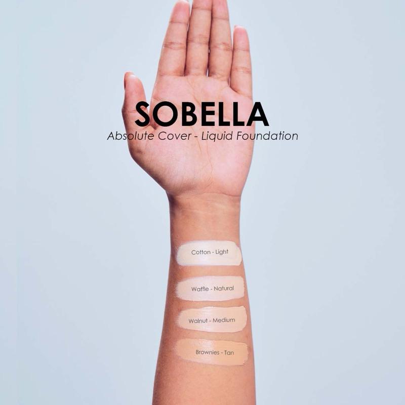 New Sobella Liquid Foundation Absolute Cover SPF45 15gm The Face ...