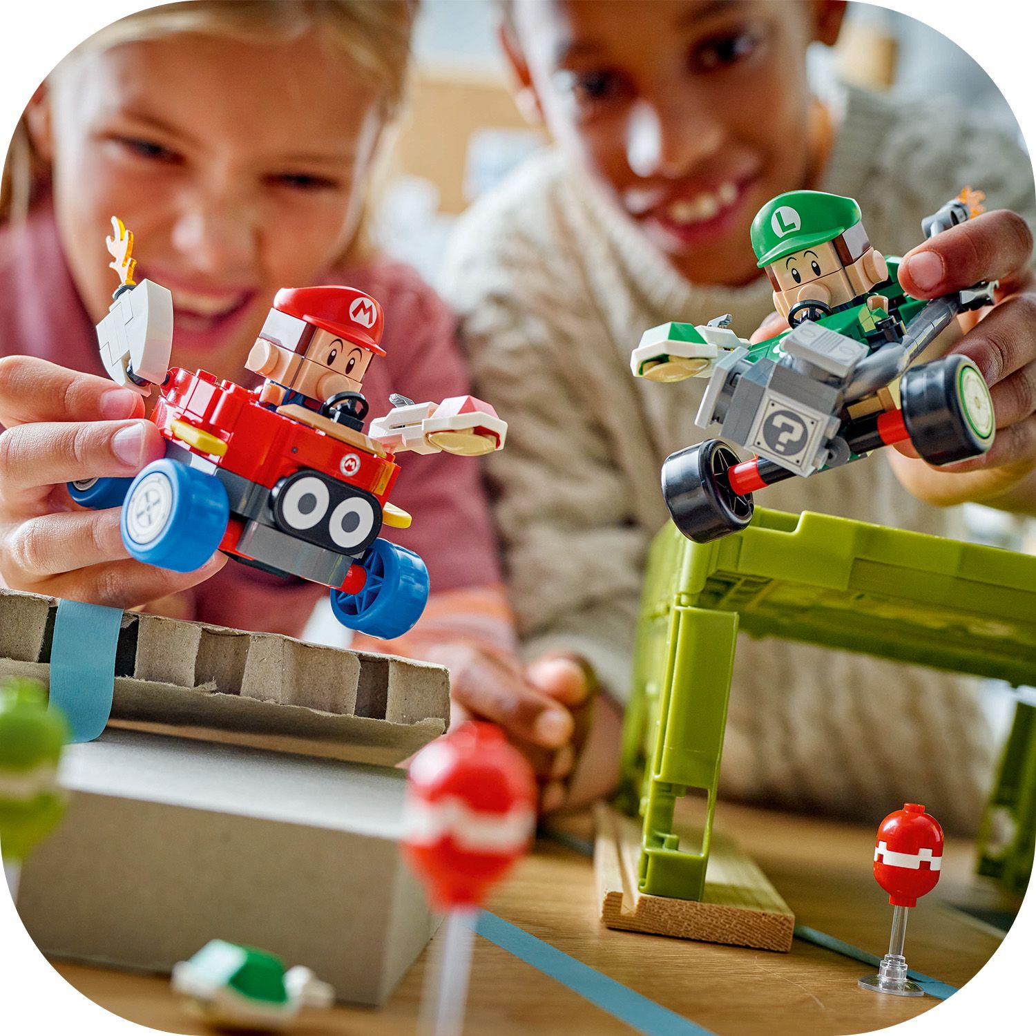 LEGO Super Mario 72034 Mario Kart – Baby Mario vs. Baby Luigi (321 ...
