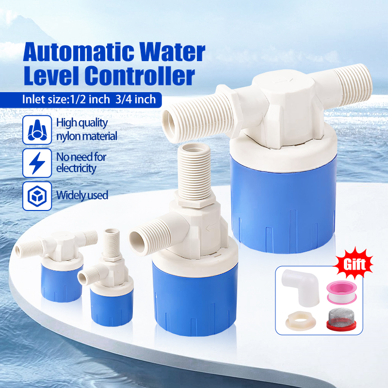 Automatic Water Level Control Valve Water Tank Float Valve Toilet Float Valve Top&Side Inlet ...