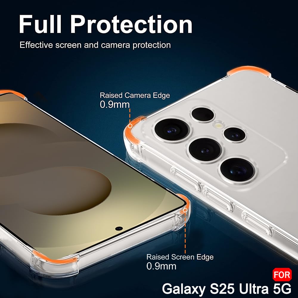 Creative Transparent Back Casing Cover For Samsung Galaxy S25 ULTRA/S25 ...