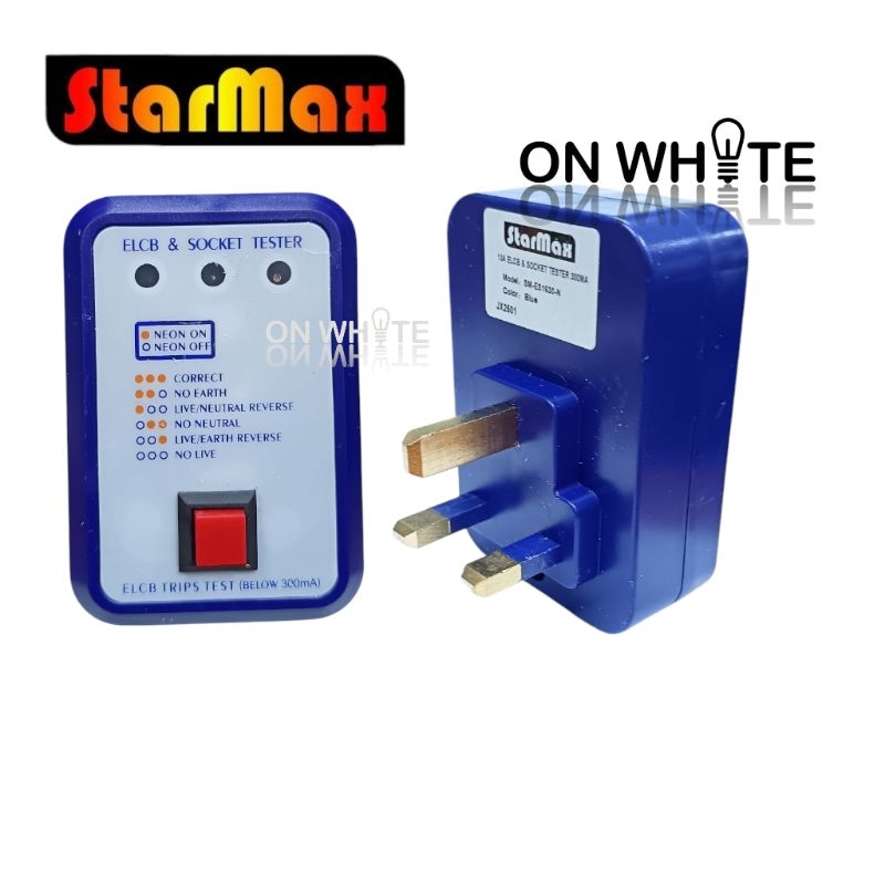13 AMP ELCB & PLUG SOCKET TESTER / RING MAIN TESTER | Shopee Singapore