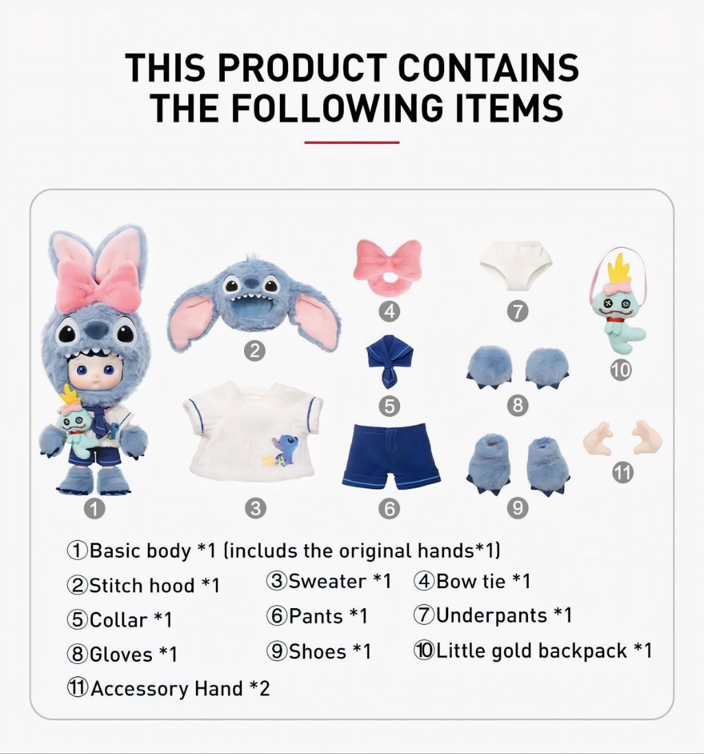 POP MART Officially HACIPUPU STITCH 1/8 Action Figure | Shopee Singapore