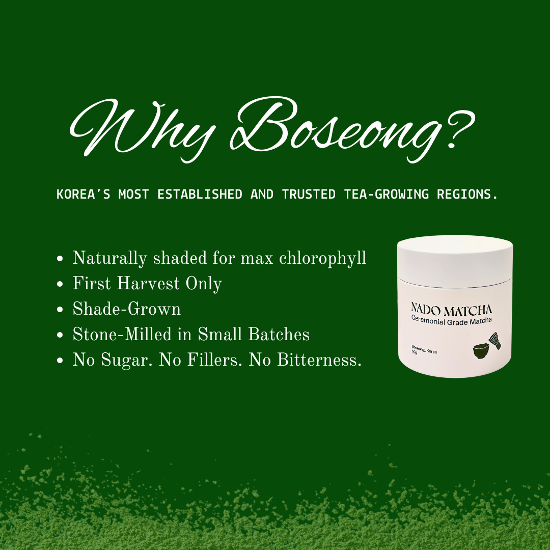 Nado Matcha — Korean Ceremonial Grade Matcha Powder (50g) | Shopee ...