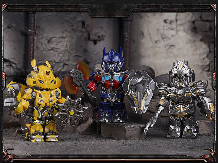 BrickMan Transformers Minifigures - Optimus Prime Bumblebee Megatron ...