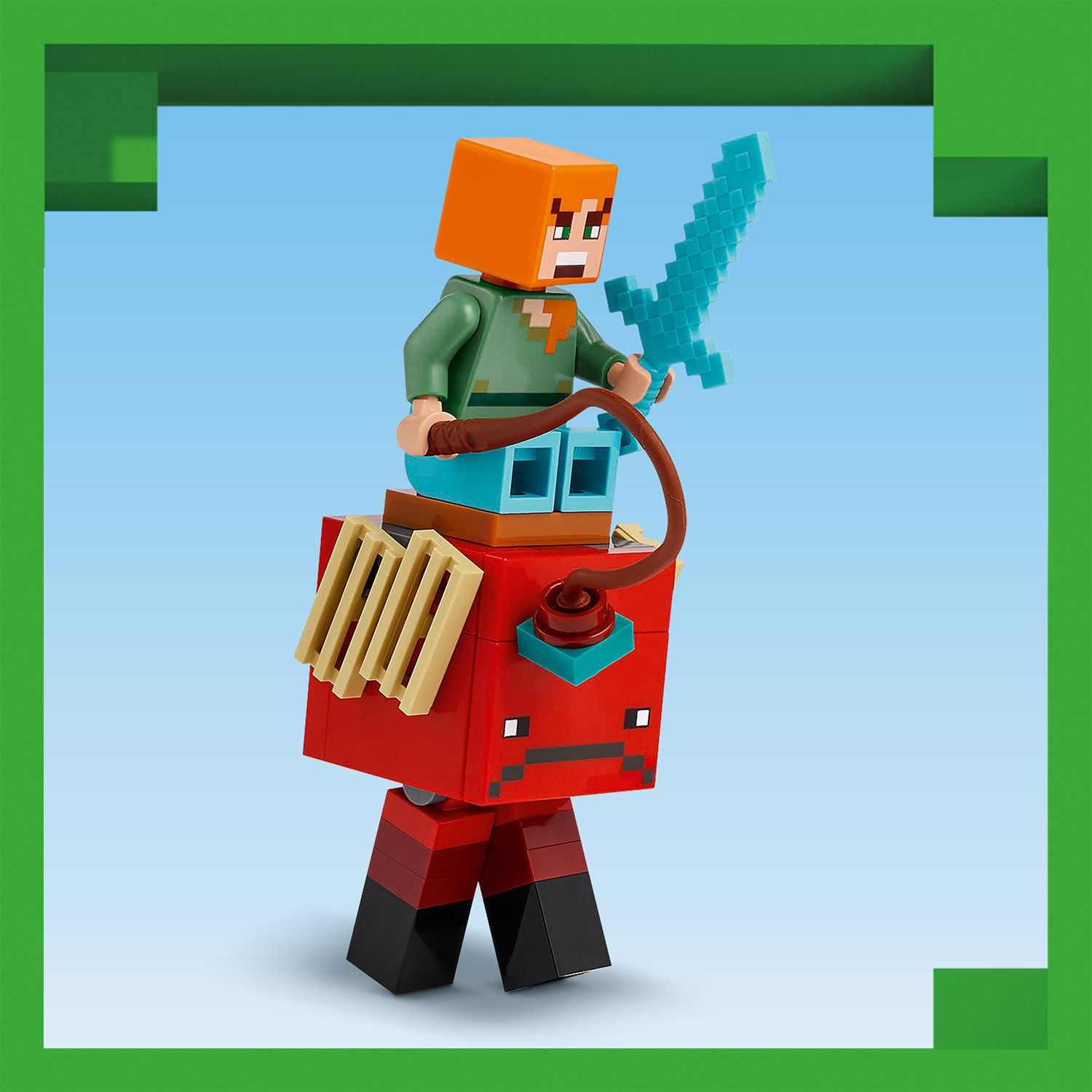 LEGO Minecraft 21266 The Nether Lava Battle (99 Pieces) | Shopee Singapore