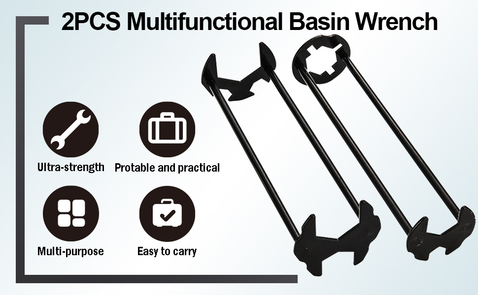 Faucet Special Wrench Multifunction Pipe Wrench Plumbing Tools Sink ...