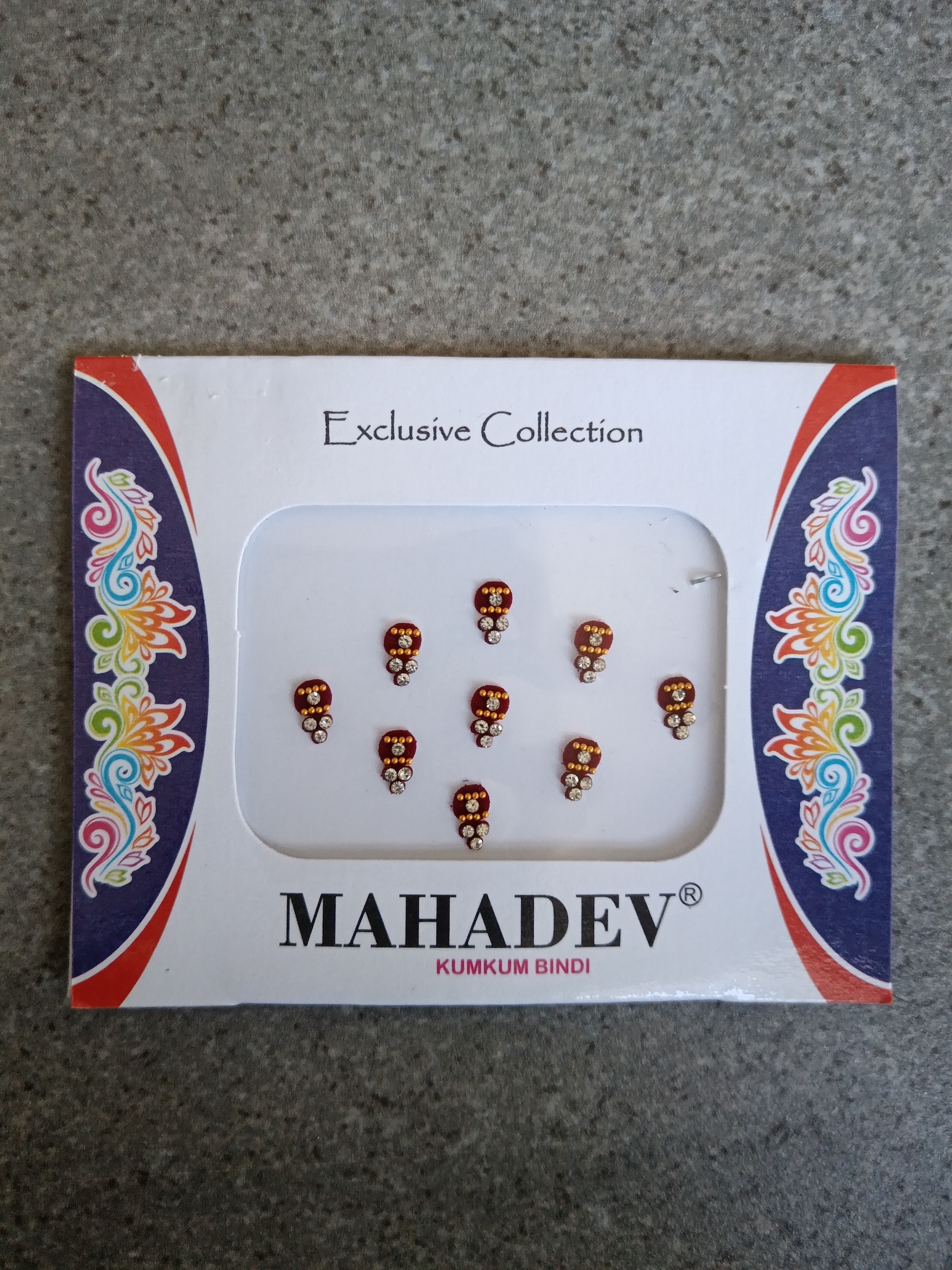 Fancy Design Indian Sticker Pottu Forehead Bindi Potu Wear Traditional ...