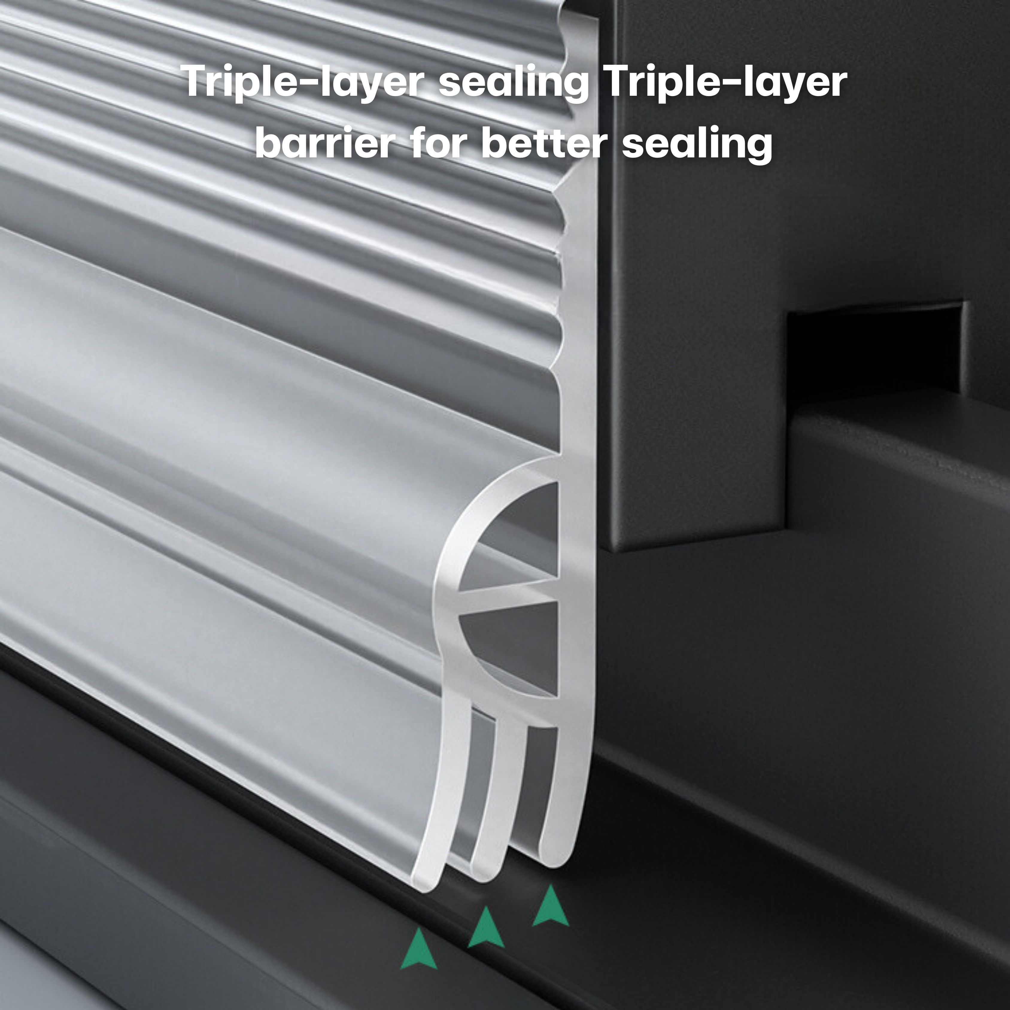 Window Gap Sealing Strip Weather Stripping Soundproof Noise-Reduce ...