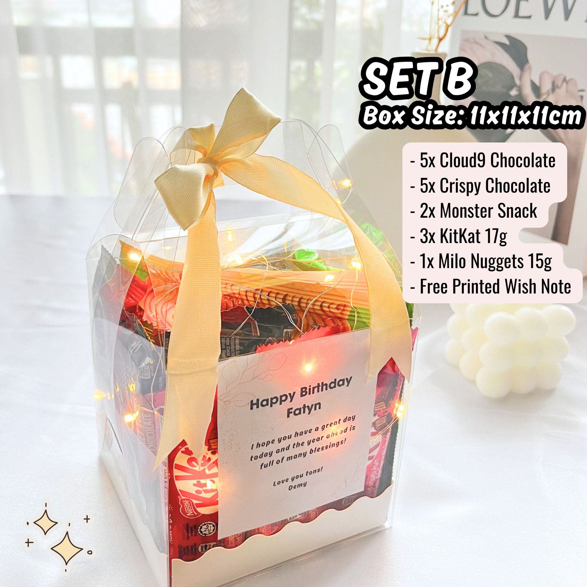 Chocolate Snack Set For Birthday, Sorry, Graduation | Hadiah Coklat ...