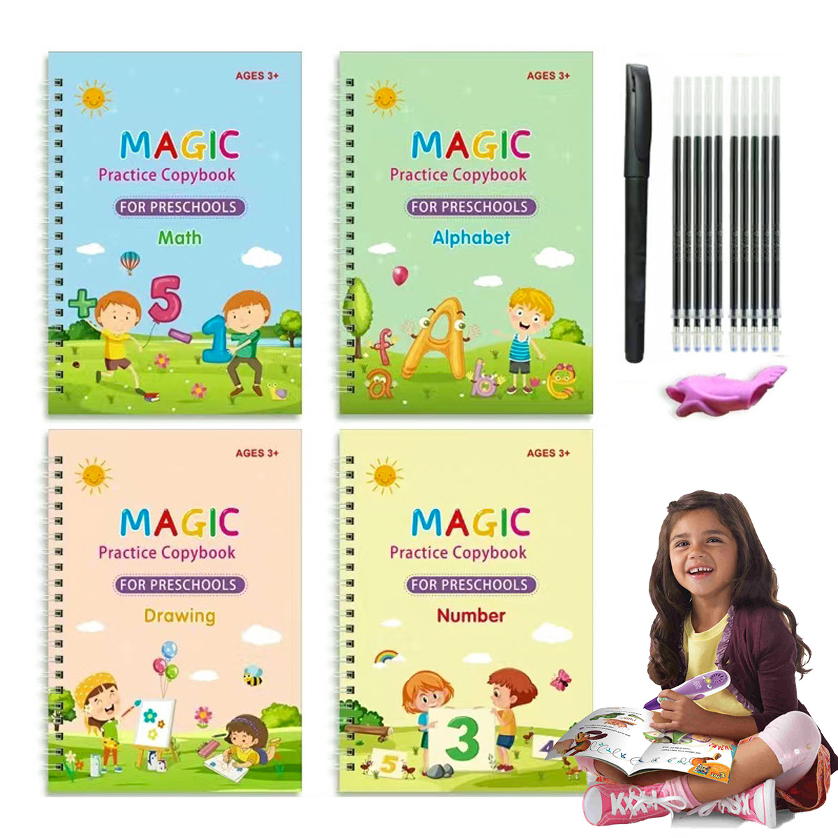 Writing Exercise Books English Groove Magic Practice Copybook Children ...