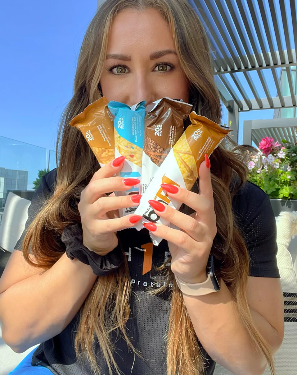 Rule 1 - R1 BAR1 Crunch Bars [1 Box / 12 Bars] [Protein Bar / Protein ...