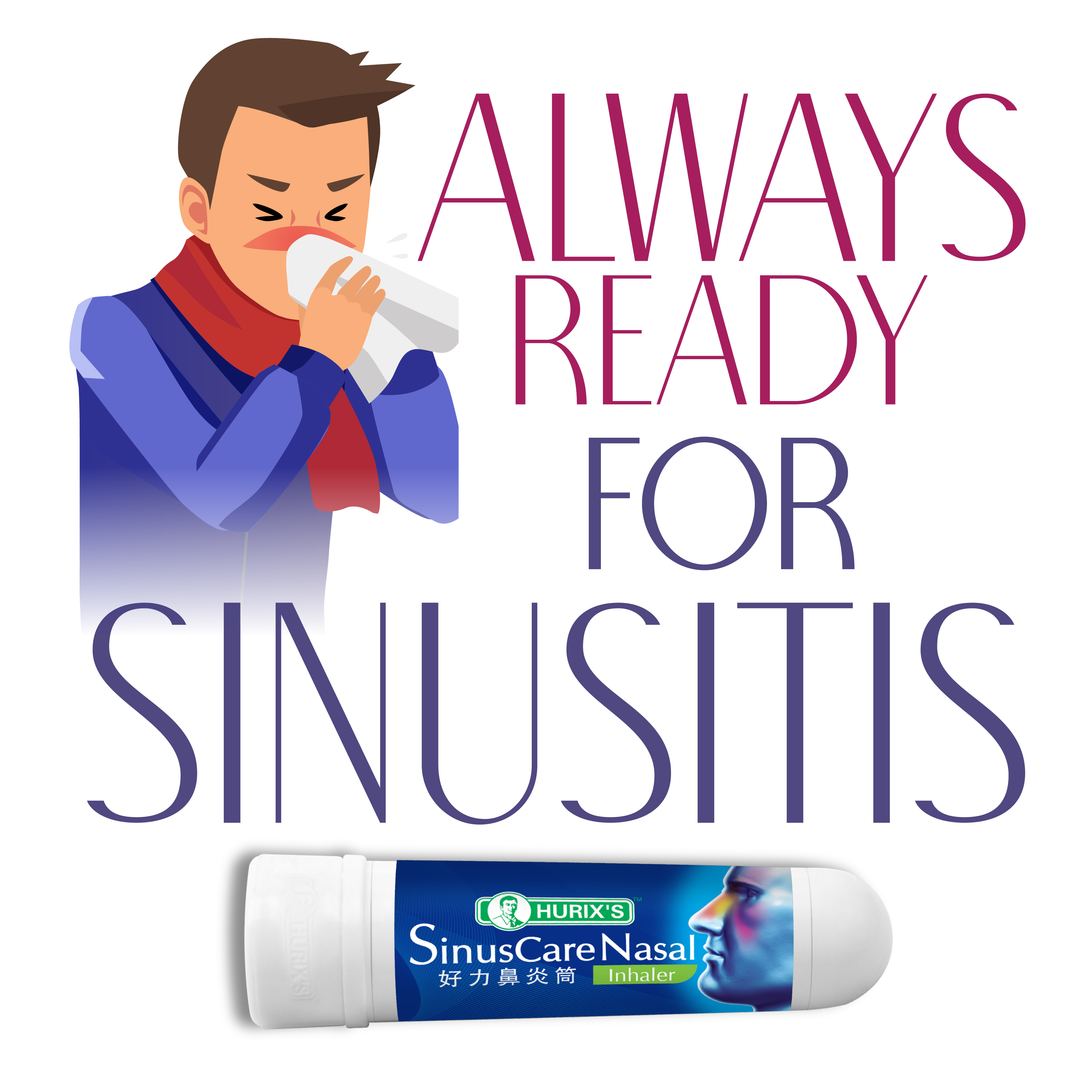 HURIX'S SinusCare Nasal Inhaler - Relieve Sinusitis (2ml) | Shopee ...