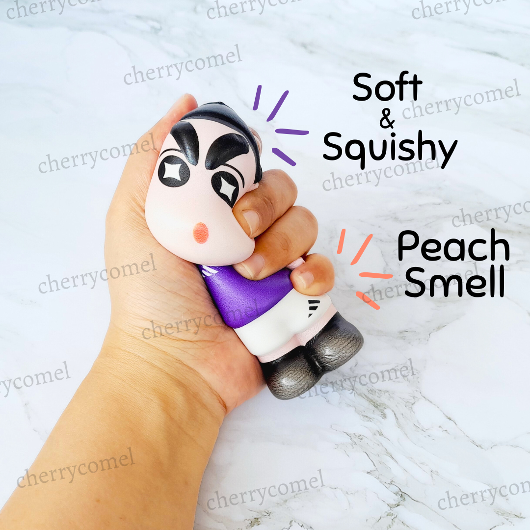 Peach Scented Crayon Shin-Chan ShinChan Squishy Toy Shin Chan 蜡笔小新 ...