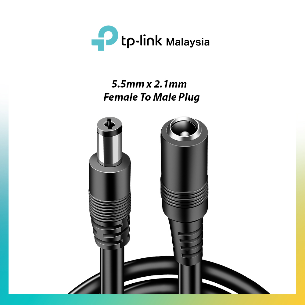 CCTV DC Extension Cable Power Cord 12V Male Female Compatible TP-Link ...