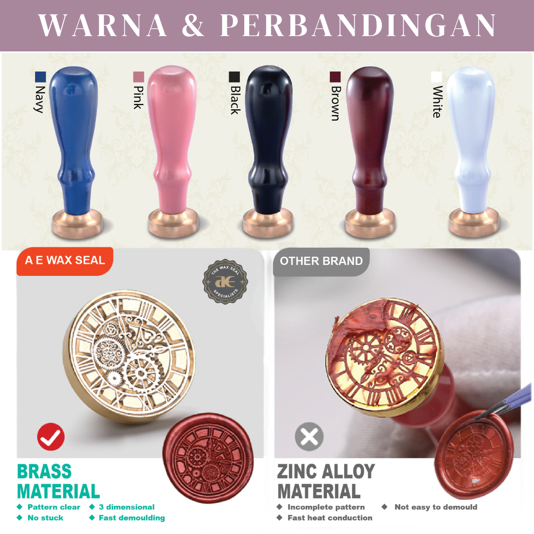 Set Cop Lilin Custom Made | Seni & Kraf Cop Lilin | Cop Lilin Kahwin | Set Cop Huruf Permulaan ...