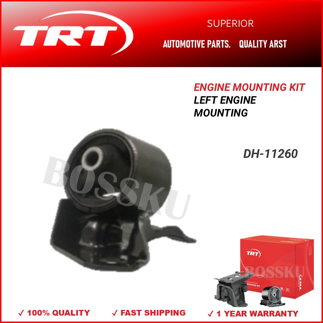 TRT BRAND ENGINE MOUNTING 1 SET 3 PCS - MK-255003 PERODUA KELISA ...