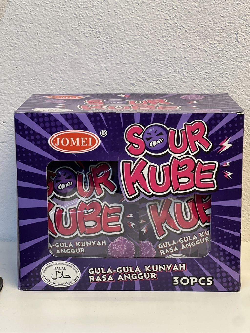 Jomei Sour Kube Candy 30s per box (gula gula asam) (gula lembut ...