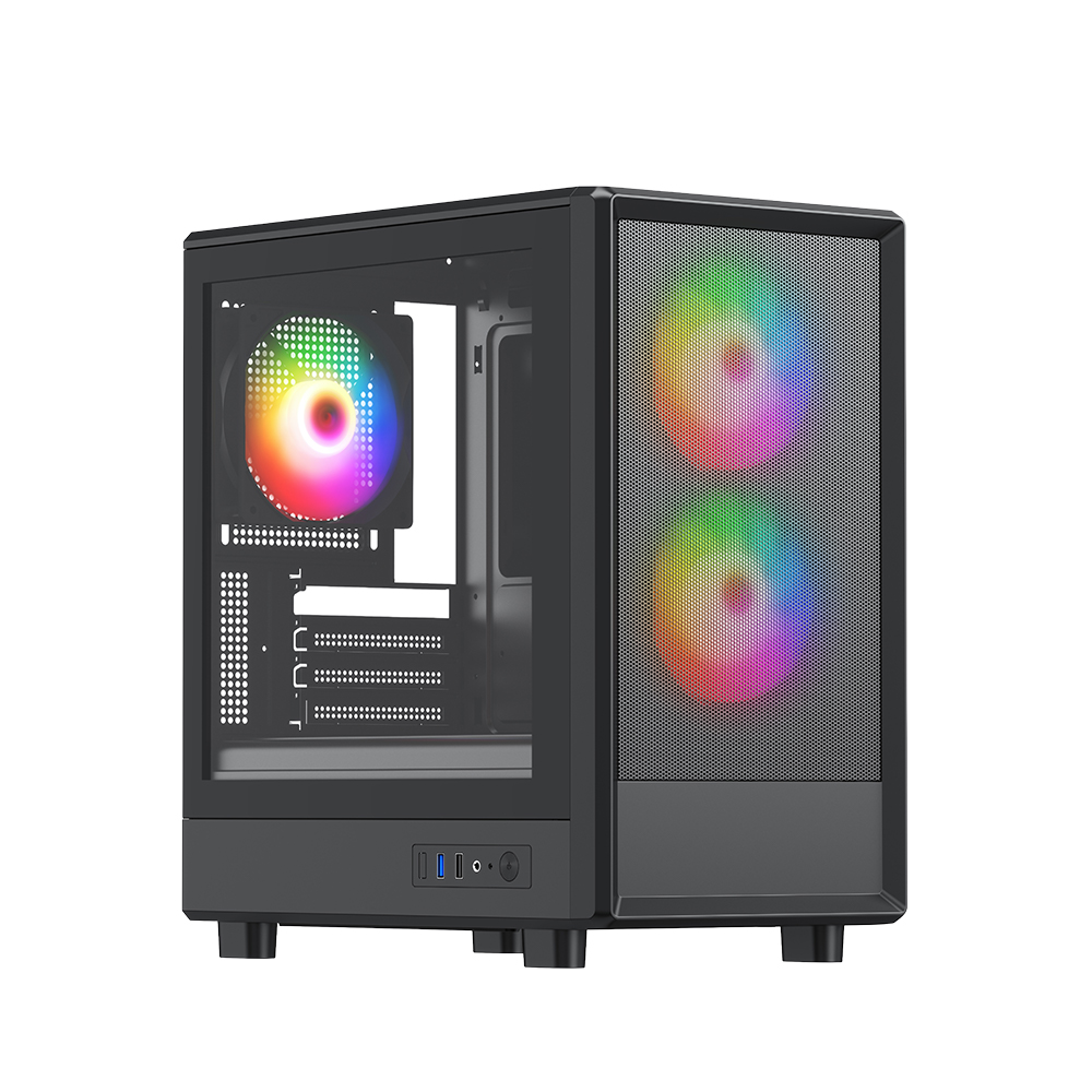 Invasion M-1000 Tempered Glass M-ATX Gaming Case | Shopee Singapore