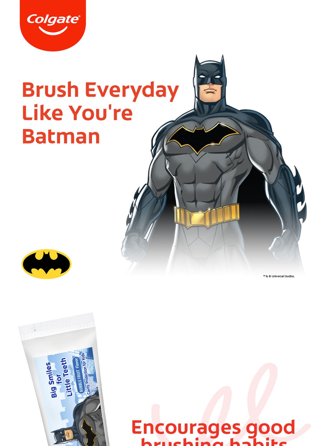 Colgate Kids Batman Toothpaste, 40g | Shopee Singapore