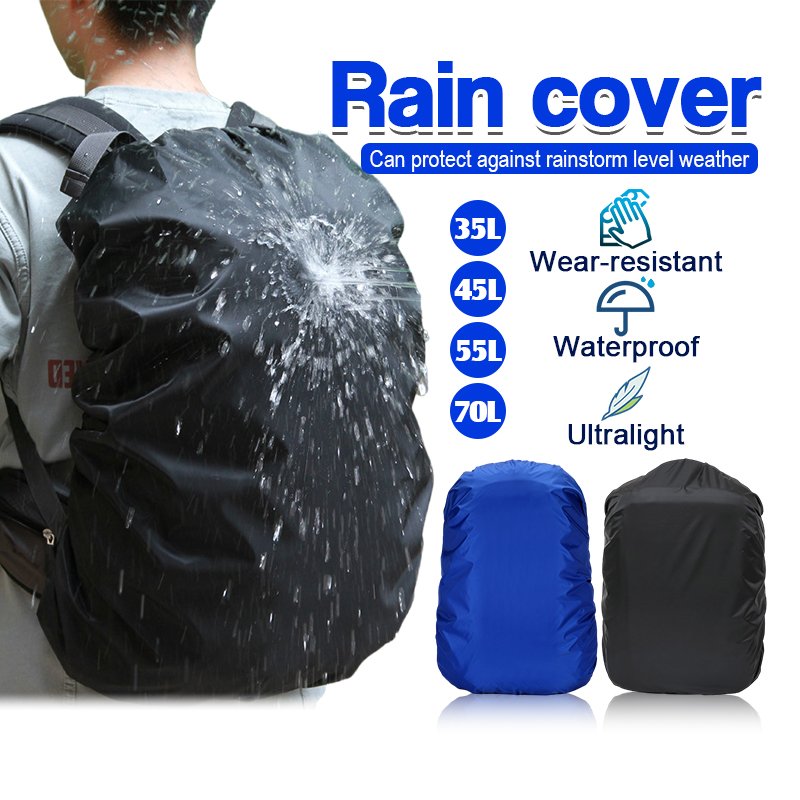Reusable Backpack Rain Cover 35-80L Outdoor Travel Hiking Climbing Bag ...