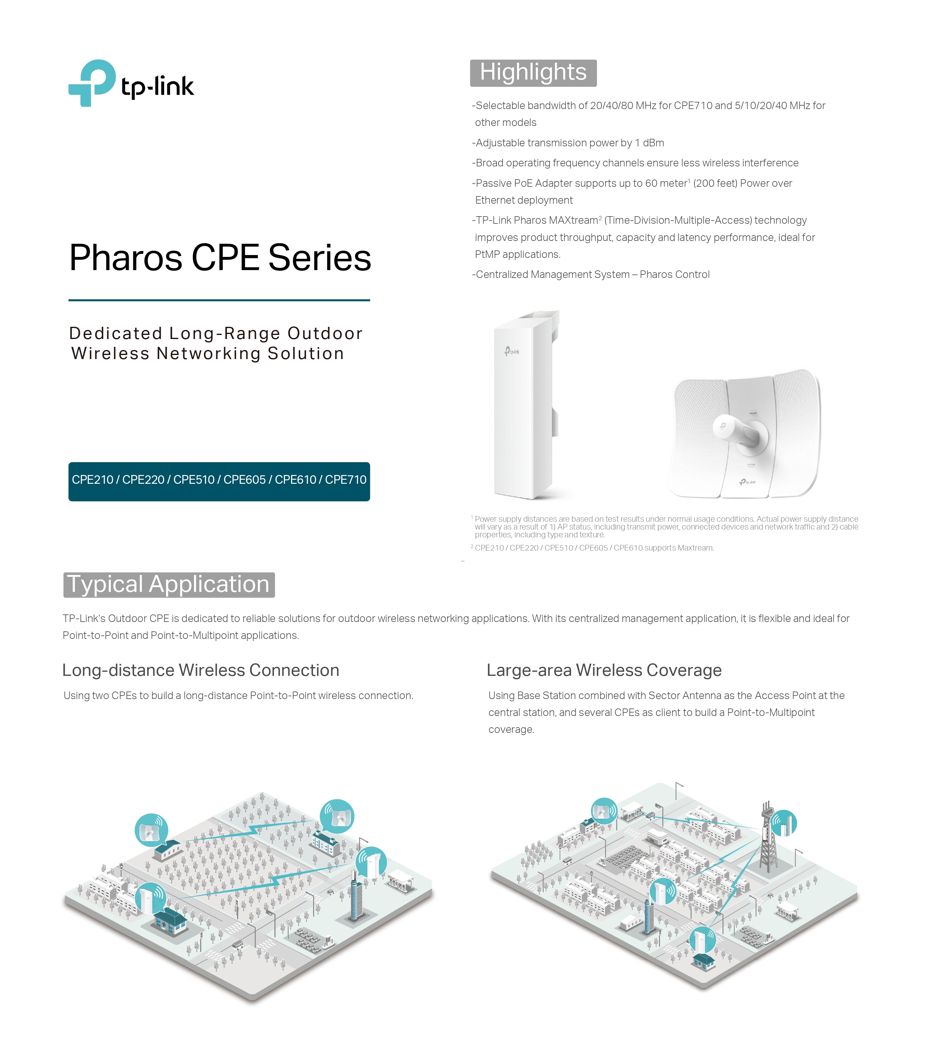 TP-LINK CPE610 300MBPS / CPE710 867MBPS / CPE605 150MBPS 5GHZ 23DBI ...