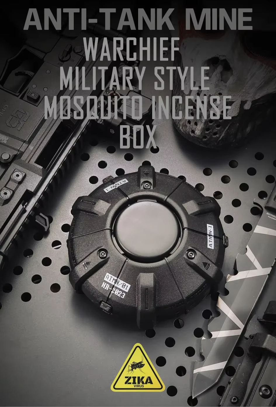 Mosquito Coil Cover Mosquito Rack Incense Box Tactical Outdoor Camping ...