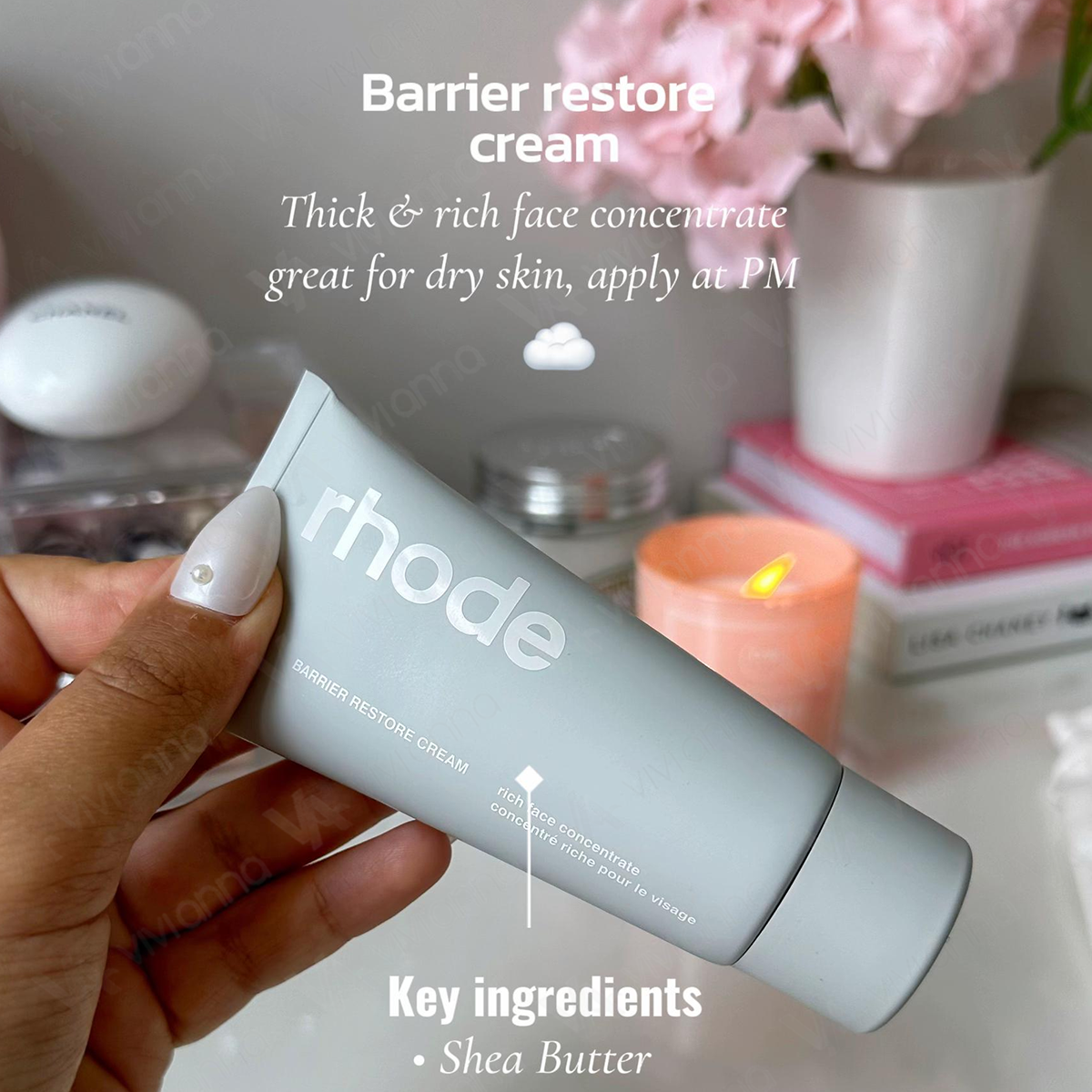 2026 Rhode Skin Barrier Butter 50ml, Restore Cream Daily Facial ...