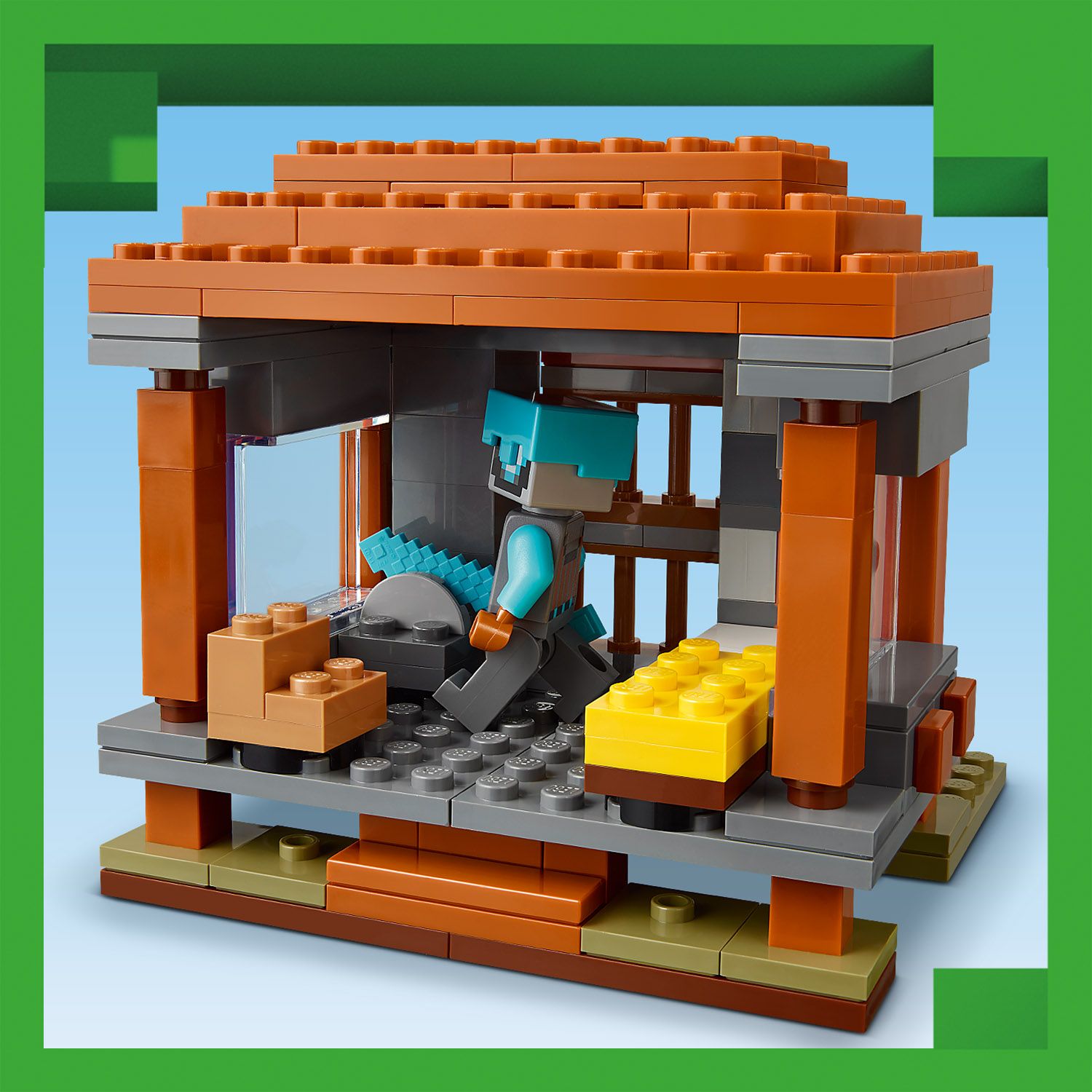 LEGO Minecraft 21278 The Pillager Outpost and Ravager (665 Pieces ...