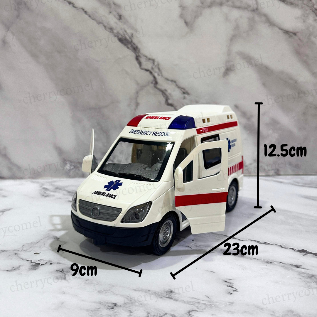 [FREE BATTERY] Ambulance Toy With Lights and Siren - Siren & Lights ...