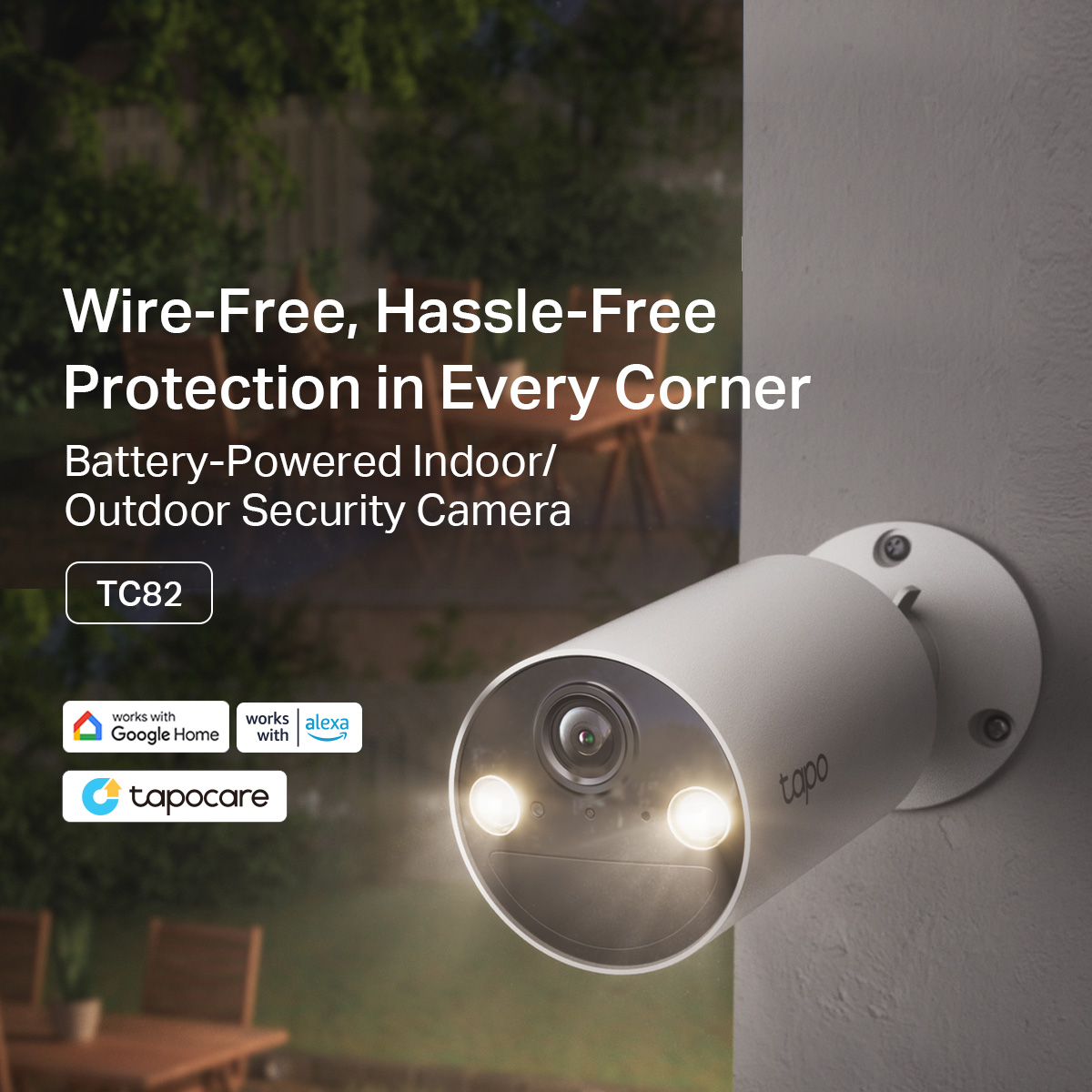 【SIRIM】TP‐Link Tapo TC82 KIT Solar‐Powered 2K 3MP Wire‐Free Security ...