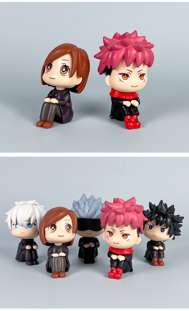 5pcs set Jujutsu Kaisen Yuji Itadori Gojo Satoru Ryomen Sukuna Cake ...